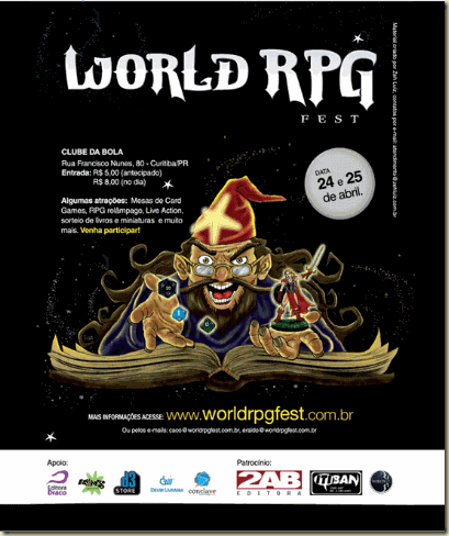 Dungeon Compendium: World RPG Fest - Última Chamada!